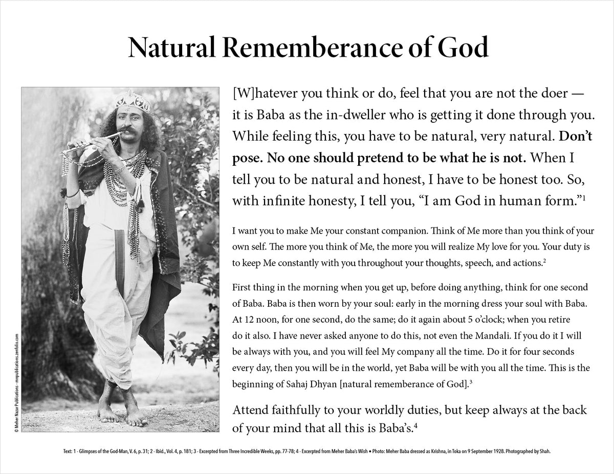 Avatar Meher Baba Calendar 2025 – Meher Baba Books